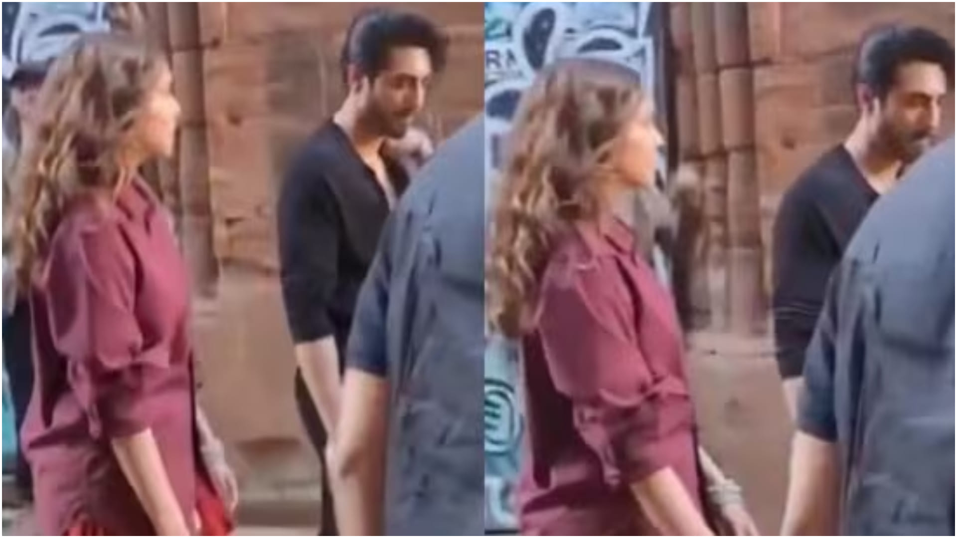 यूके की गलियों में शूटिंग कर रहे अहान पांडे, साथ में नजर आई ये एक्ट्रेस ...