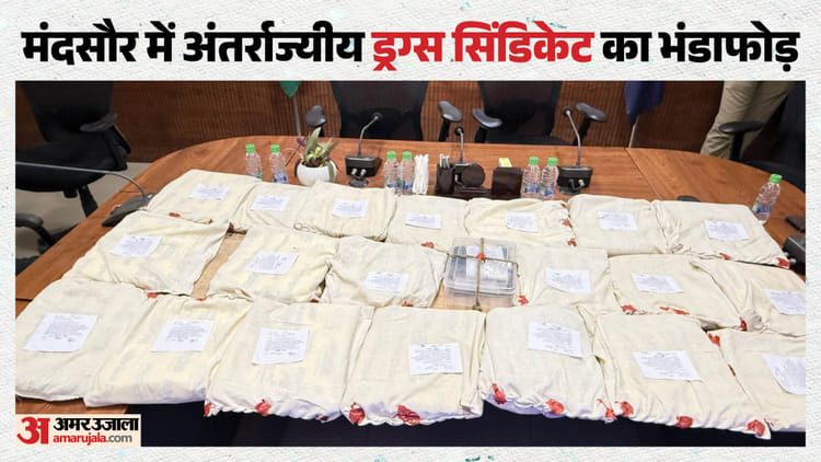 मंदसौर पुलिस की कार्रवाई:20 किलो ब्राउन शुगर के साथ 5 अंतर्राज्यीय ...
