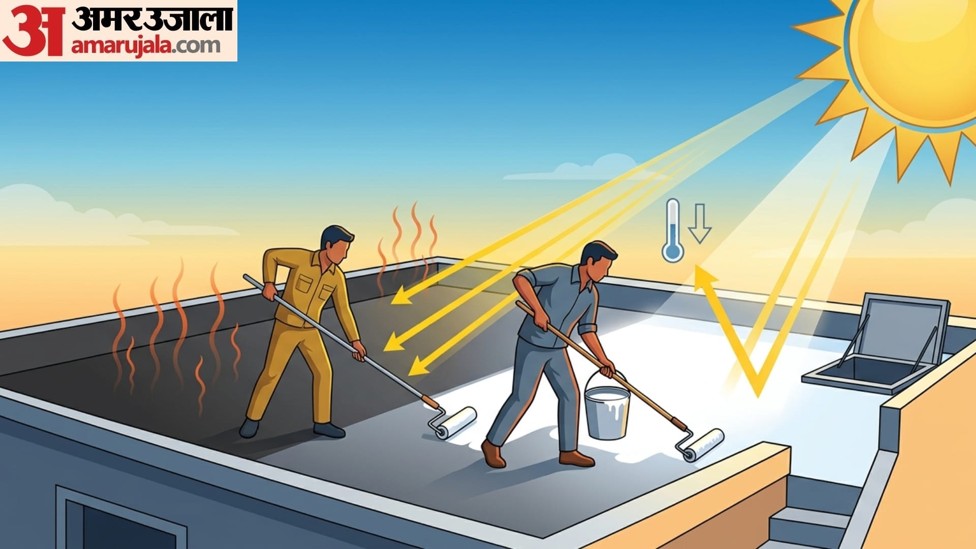 Cool Roof Tips:क्या सच में छत पर चूना लगाने से घर ठंडा रहता है? जानें ...