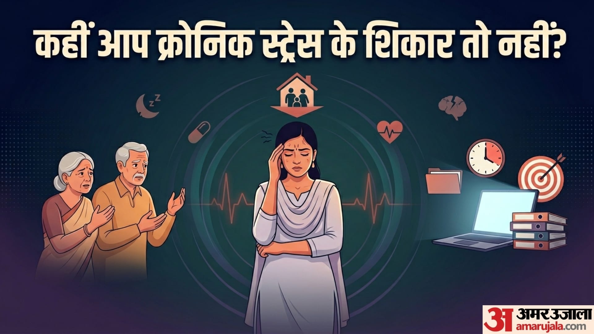What Is Chronic Stress:क्रोनिक स्ट्रेस बढ़ा सकता है दिल की बीमारी और ...