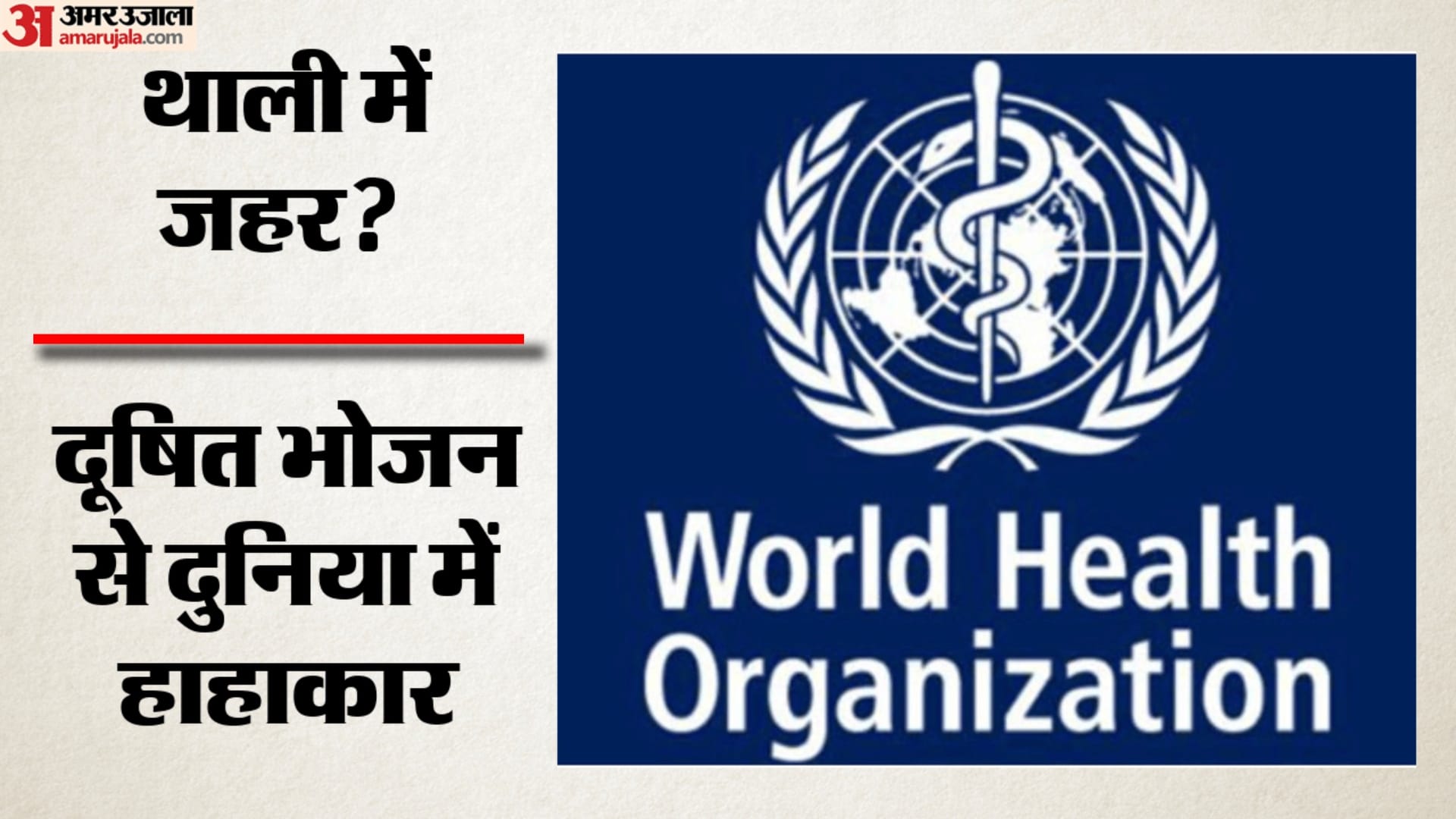 दूषित भोजन बना वैश्विक संकट:हर साल 86 करोड़ से अधिक लोग बीमार, 15 लाख ...