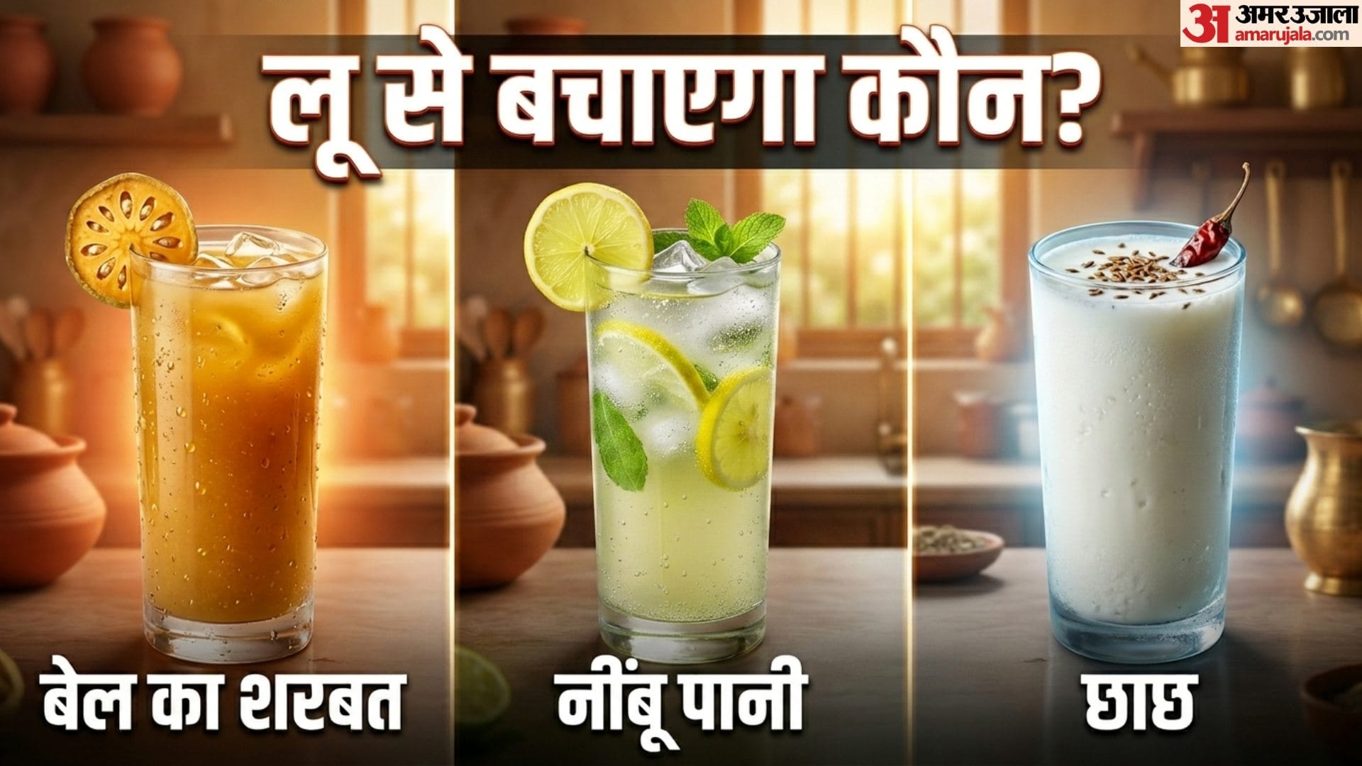 Heatwave Protection Drinks:बेल का शरबत, नींबू पानी या छाछ? जानिए लू से ...