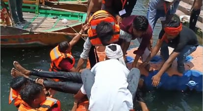 Chitrakoot:रामघाट पर अचानक मची चीख-पुकार, बाढ़ में फंसे श्रद्धालु, Sdrf ...