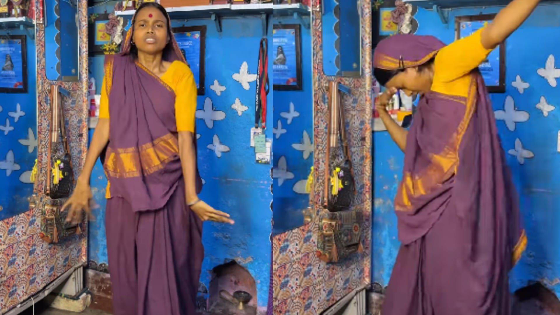 Viral:साड़ी पहनकर महिला ने किया माइकल जैक्सन की तरह डांस, बिली जीन पर ...