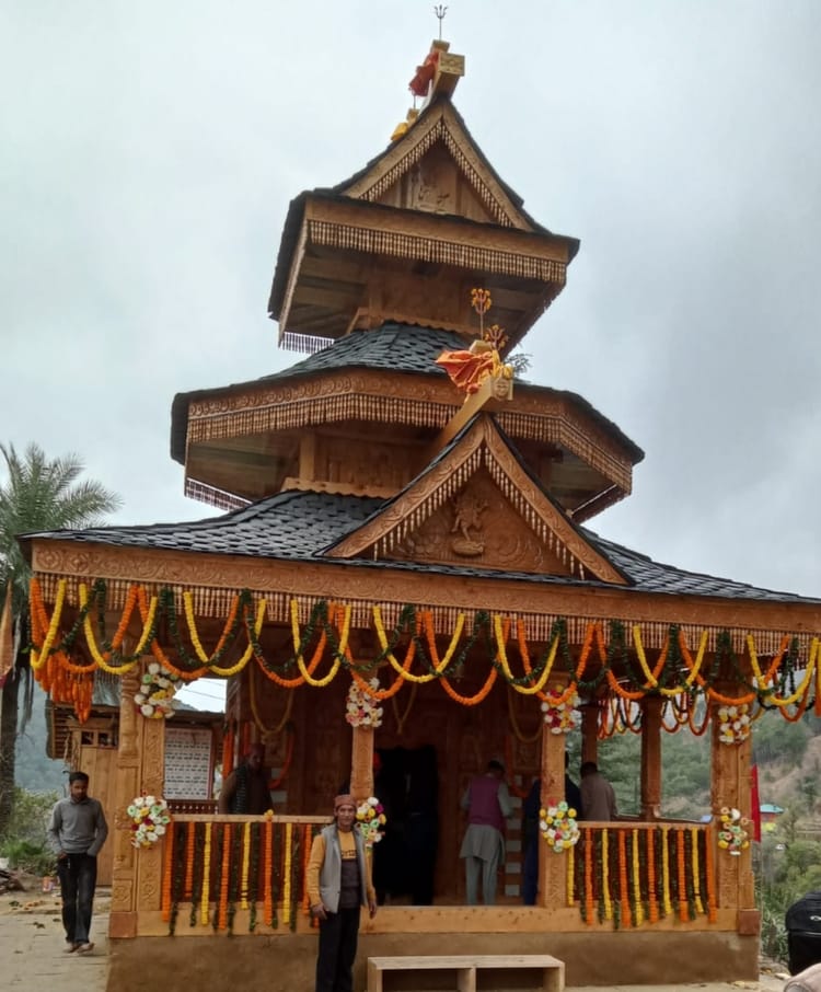 Praan Pratishtha Of Dev Pashakot Temple In Karaldi Today - Mandi News ...