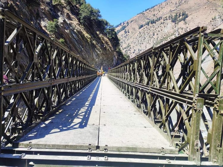 Vehicles Will Run On Holi's Chauli Bridge From Today - Chamba News ...