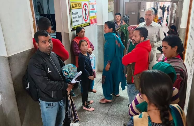 There Is No Proper Seating Arrangement Outside The Digital X-ray Room ...