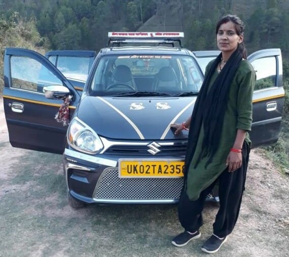 Bageshwar News:कुमाऊं की दूसरी महिला टैक्सी चालक बनीं ममता - Mamata Joshi Texi Driver Of ...