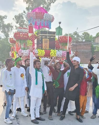 Procession On Seventh Moharram - Gonda News - Gonda News:सातवीं मोहर्रम ...