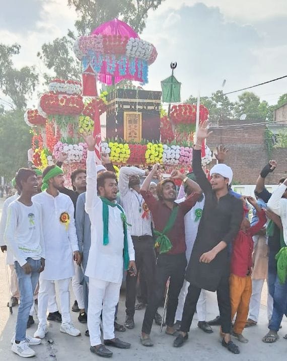 Procession On Seventh Moharram - Gonda News - Gonda News:सातवीं मोहर्रम ...