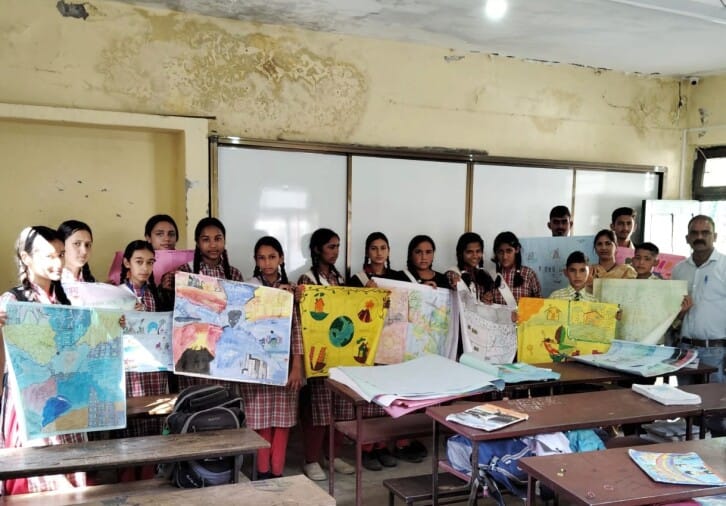 Kullu News:सुमित्रा की खूबसूरत चित्रकारी, मिला पहला स्थान - Sumitra's ...