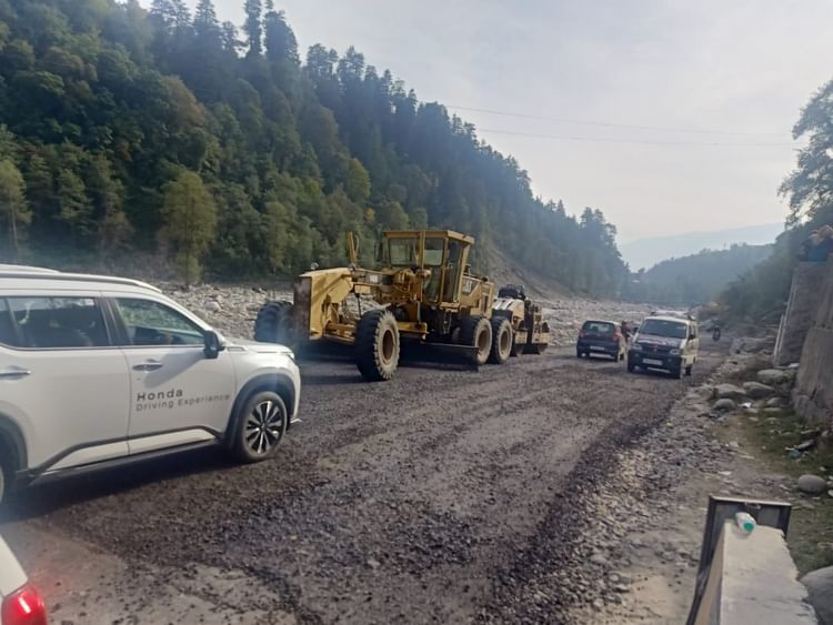 Kullu-manali National Highway Started Becoming Dazzling - Kullu News - Kullu News:चकाचक होने लगा ...