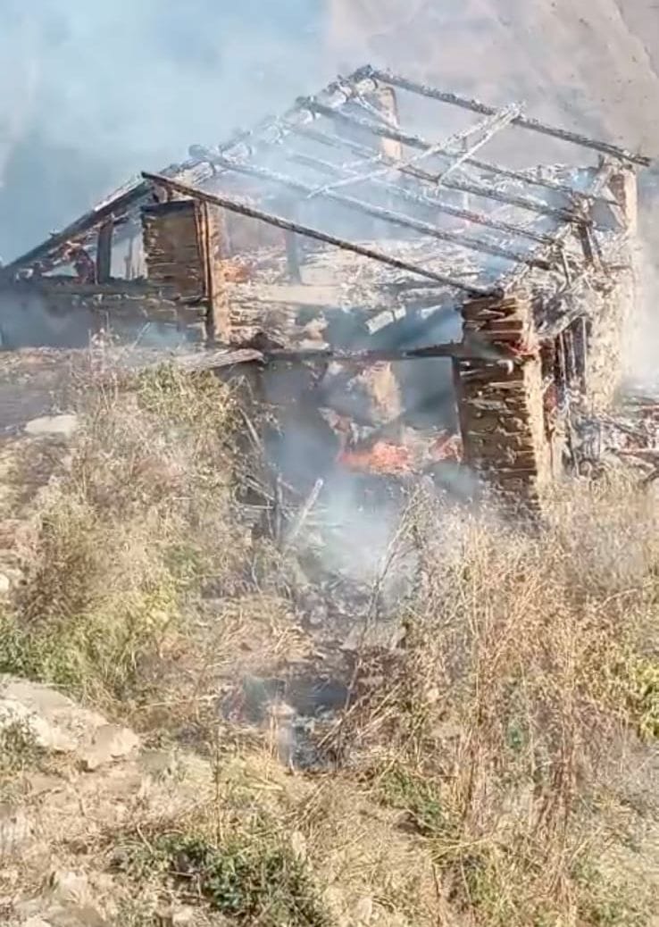 Two Storey House Of Three Brothers Burnt To Ashes In Bakani Panchayat ...