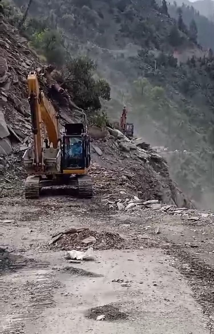 Landslide Not Stopping Dilapidated Hill Did Not Collapse Even After