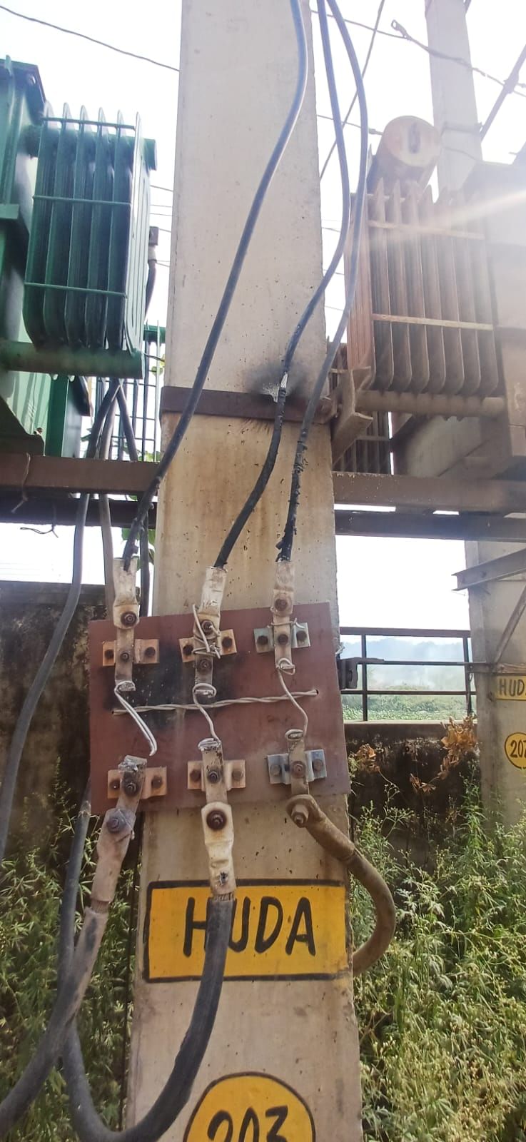 Explosion In Transformer After Sparking In Wire, Fuse Blown - Ambala ...