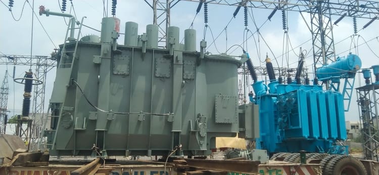 Due To Less Rain, The Electricity Load Increased, The Work Of Placing A ...