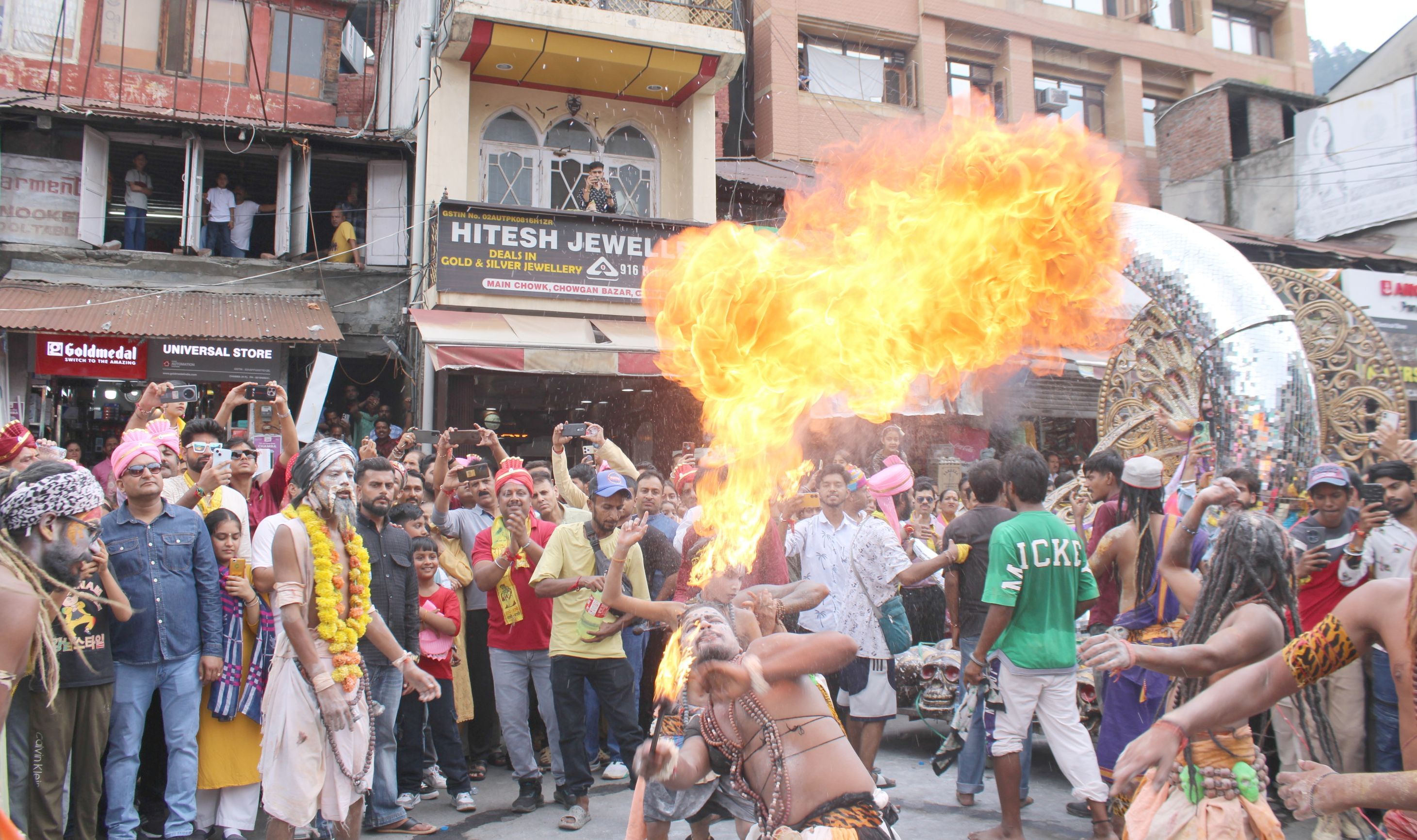 Chamba Painted In The Colors Of Shri Krishna, Tableaux Were An ...