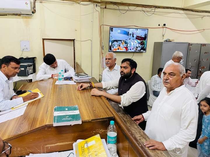 Chiranjeev Rao And Laxman Singh Yadav Filed Nominations. - Rohtak News ...