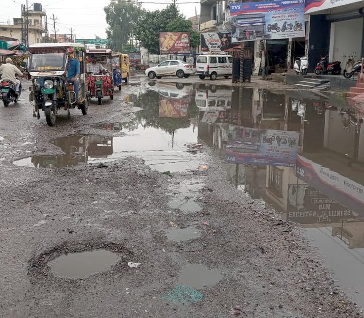 Three Days Of Rain Washed Away The Roads - Shamli News - Shamli News ...