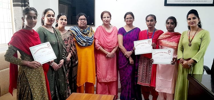 Manisha First In Balanced Diet Competition - Jind News - Jind News ...