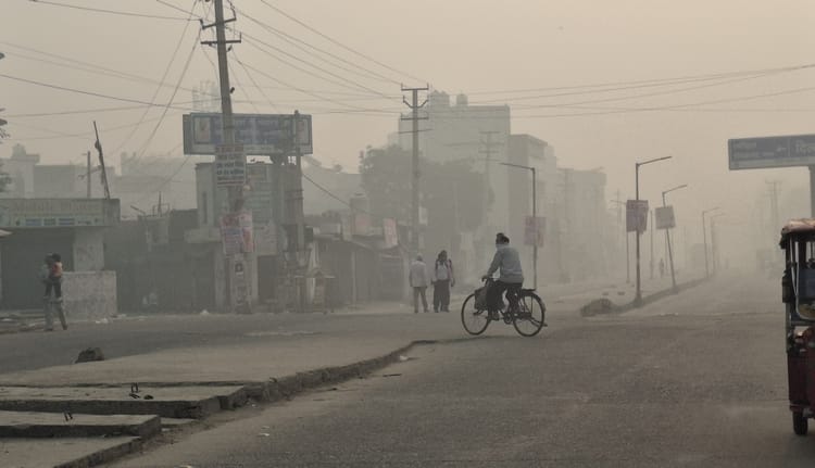Suffocation Due To Smoke, Dust And Haze, Aqi In Orange Zone - Jhajjar ...
