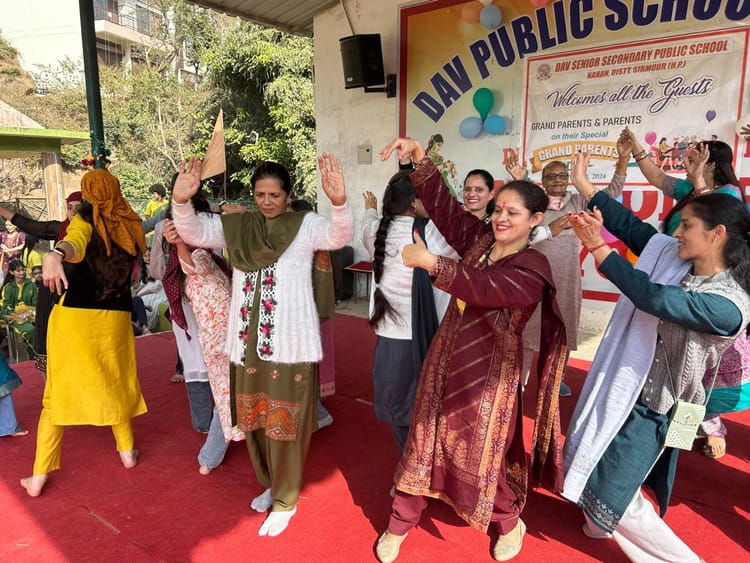 Grand Parents Day In Dav School Nahan - Sirmour News - Sirmour News ...