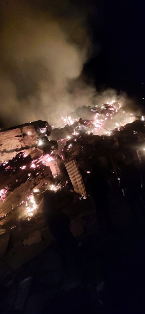 Fire Incident In Theog, House Burnt In Teer Kot, Loss To Five Families ...