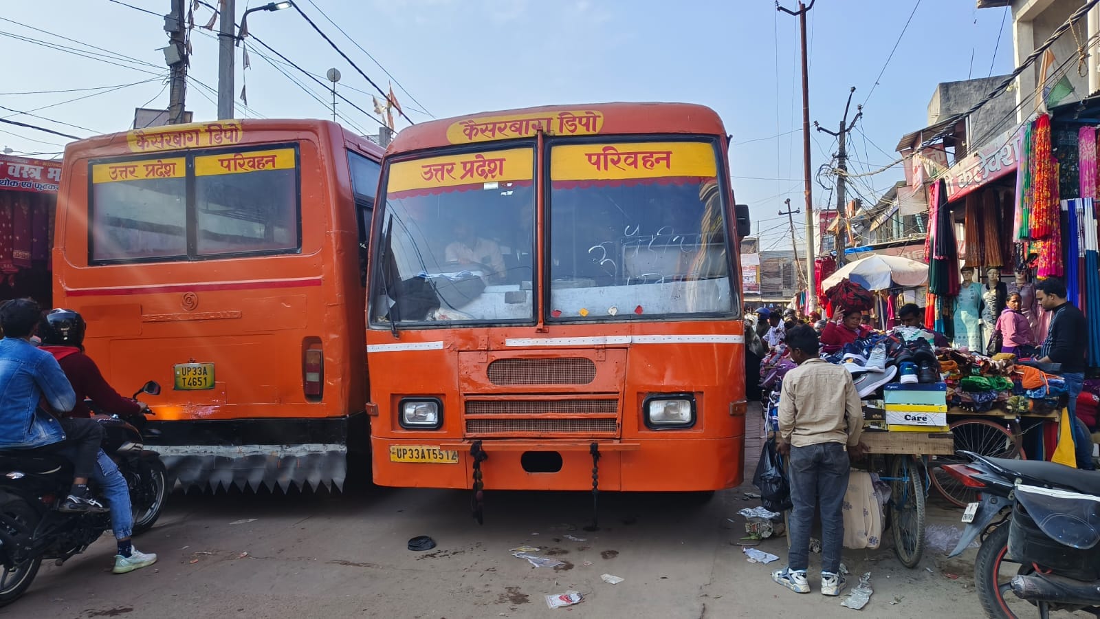 The Problem Of Traffic Jam Has Worsened In Rupaidiha Town Situated On ...