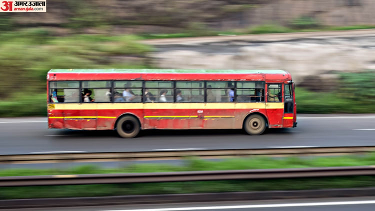 Tire Of Ac Janrath Bus Going To Gorakhpur Burst - Lucknow News ...