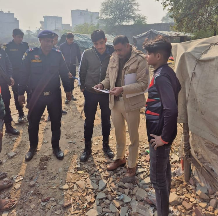 Police Conducted Special Search Operation In Rampura Area - Rewari News - Rewari News:पुलिस ने ...