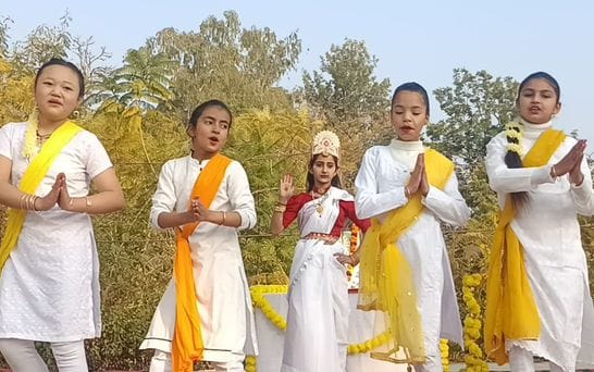 Worship Of Mother Saraswati On Vasant Panchami In Kv School Subathu ...