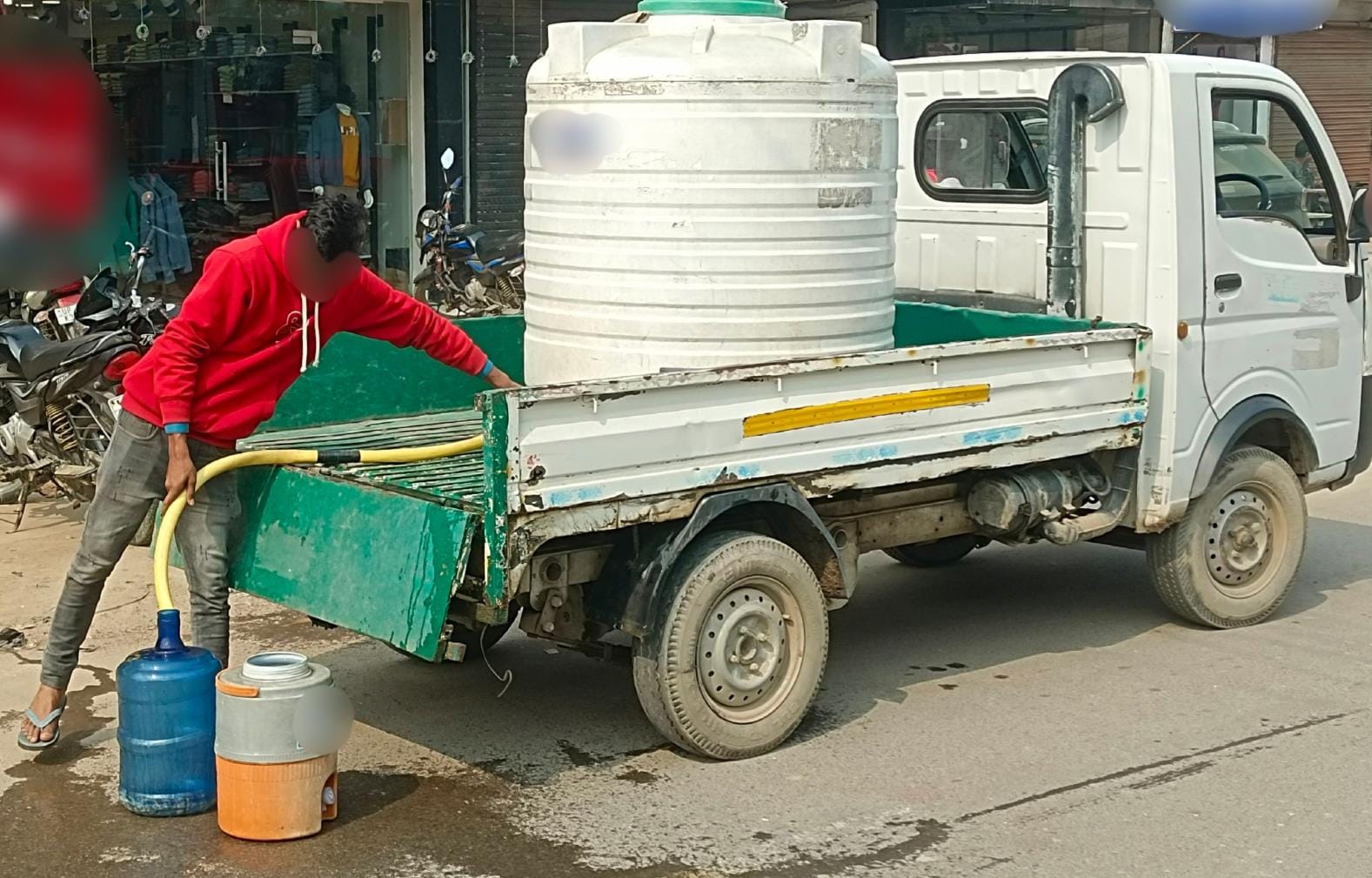 Claiming To Be Pure... Selling Water In Dirty Jars And Tanks ...