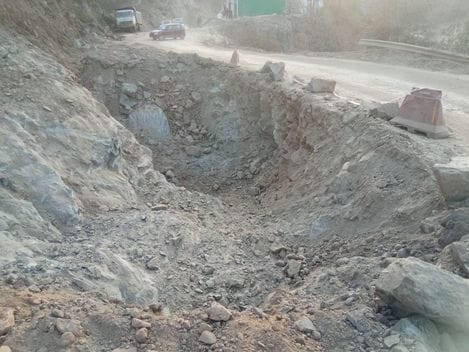 Nh Construction Company Accused Of Arbitrariness, Journey Becomes Risky ...