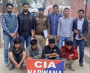 Cia Arrested Four Members Of Robbery Gang - Jind News - Jind News:सीआईए ...