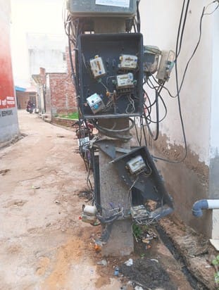 Broken Meter Box In Bahu Village Is Inviting Accident - - बहु गांव में ...
