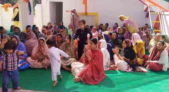 Flag Ceremony Was Performed After Ardas At Jagdi Jot Gurdwara Bhupnagar ...