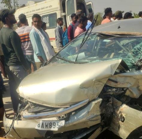 Pilgrims' Car Collided With The Bridge, One Died - Sitapur News ...