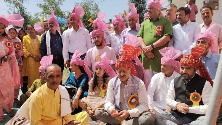 The Procession Of Nalwad Fair Started With The Digging Of A Peg In ...