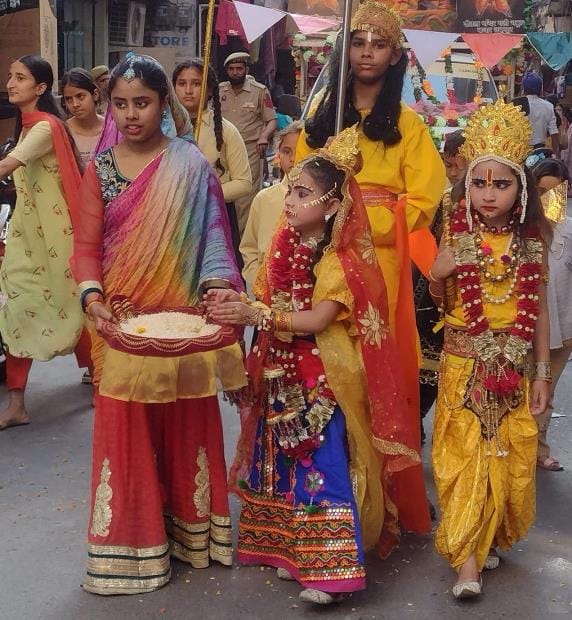 Shobha Yatra - Udhampur News - Udhampur News:श्रीराम व मां दुर्गा के ...