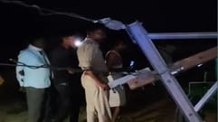 11 Kv Electricity Tower Collapsed In Rewa Tractor Driver Condition ...