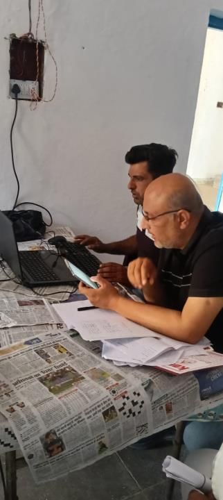 Computer Lab Assistants Were Put On Duty To Issue Gate Passes In The Grain Market - Sirsa News ...