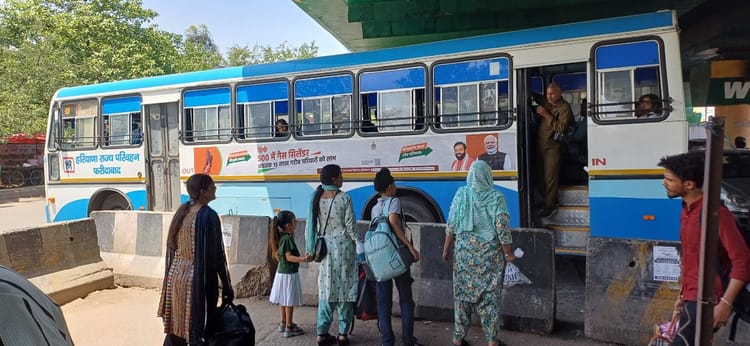 Traffic Jam On The Highway Outside The Bus Stand - Ambala News - Ambala ...