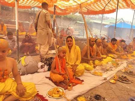 On Akshaya Tritiya, Children's Tonsure Ceremony Was Done In Markandeya ...