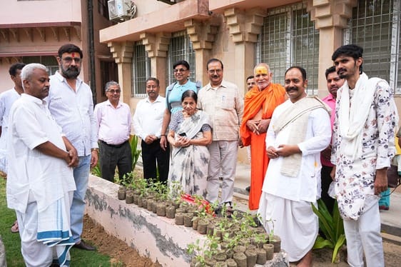 Tulsi Plant Planted In Vrindavan Research Institute - Mathura News ...