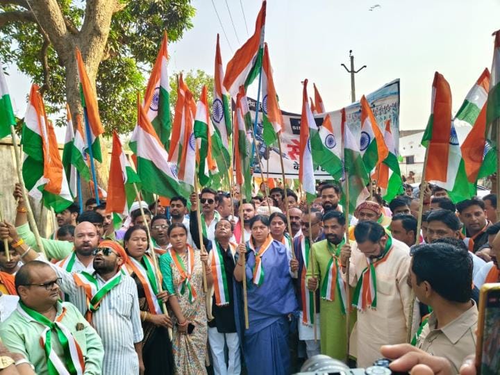 Shaurya Tiranga Yatra Started, Bharat Mata Ki Jai Reverberated ...