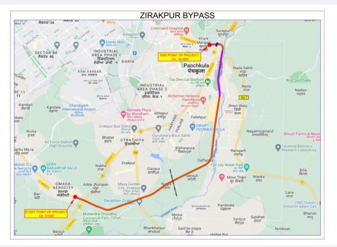 Work On The Six-lane Bypass May Begin In December - Panchkula News ...