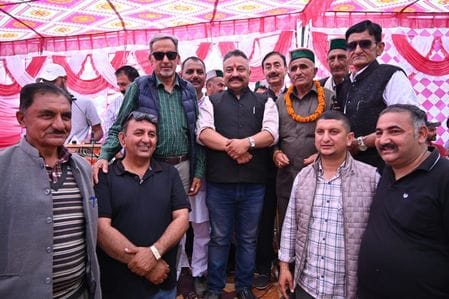 Bhopinder Chhajta And Krishna Chand Gangta Joined Congress - Rampur ...