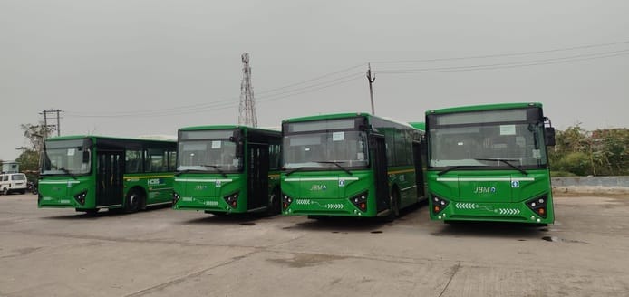 Five Electric Buses Reached Ambala, Operational Soon - Ambala News ...