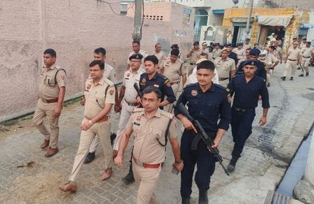 Panchayat By-election: Flag March Taken Out In Chhichharana And Jaoli ...