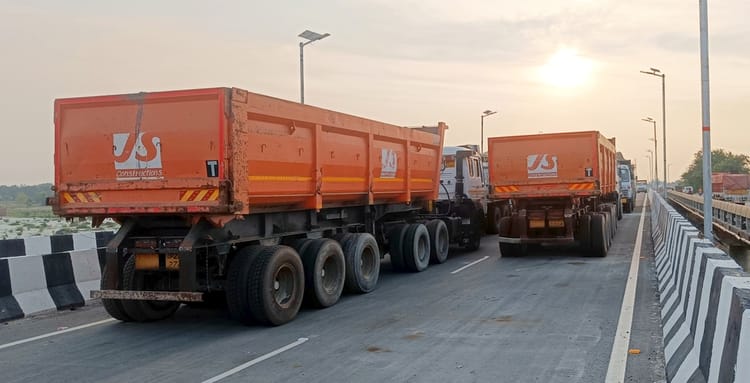 400 Tonnes Of Weight Was Put On Garra Bridge From Ten Trucks ...
